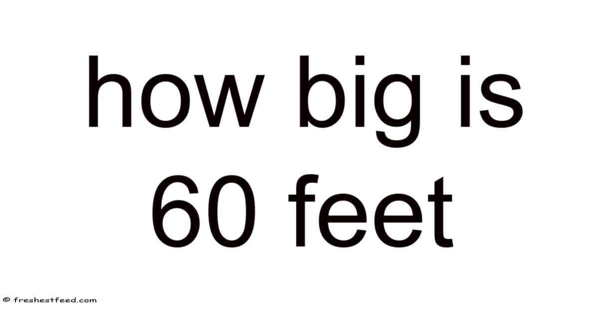 How Big Is 60 Feet